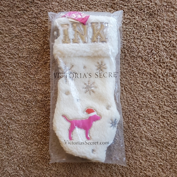 PINK Victoria's Secret | Holiday | Vs Pink Dottie Clause Stocking ...